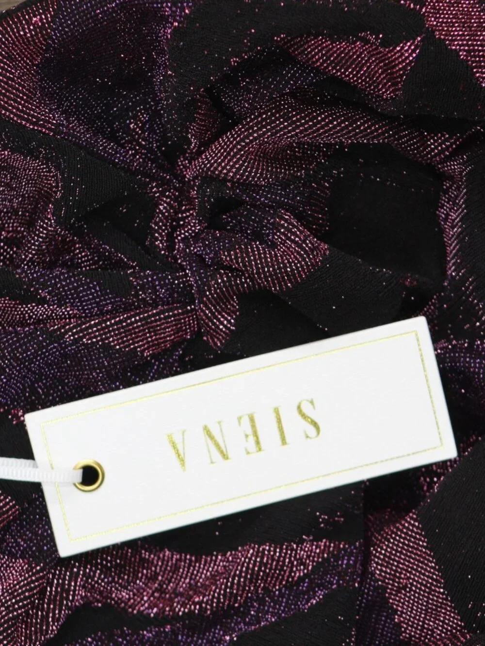 Siena Studio | Dresses | Siena Studio Purple Siena Metallic Side Twist ...